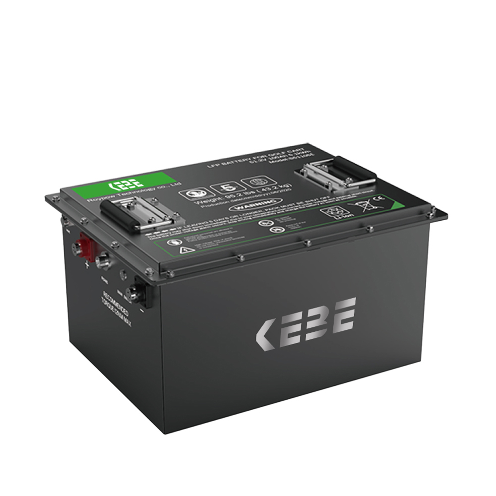 51.2V 105Ah 5376Wh Golf Cart Lithium Battery - KEBE2022